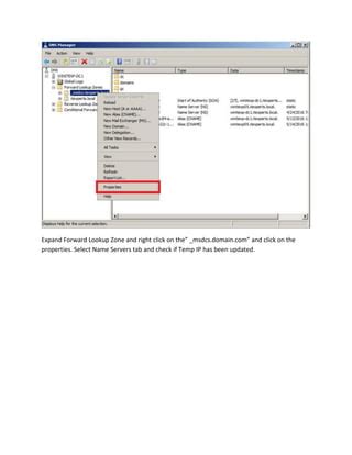 Step By Step Guide To Switch Ip Address Of Domain Controllers PDF Computer Networking