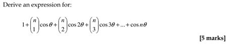 Solved Derive An Expression For Chegg