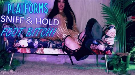 Platforms Sniff And Hold Foot Fetish Princess Mindys Findom Humiliation