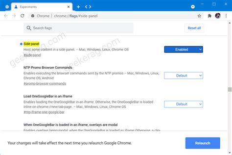 Chrome Gets Side Panel With Reading List Bookmarks And Search