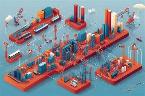 Digital Transformation Line Gradient Background Abstract Technology