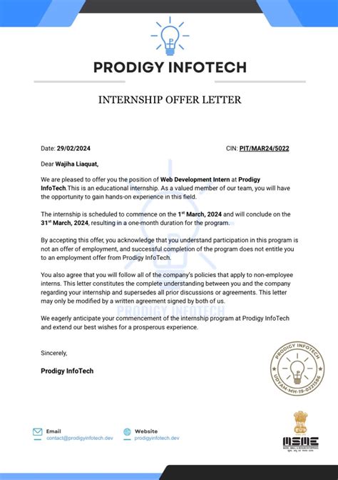 Prodigyinfotech Webdevelopmentinternship Excitedforthejourney