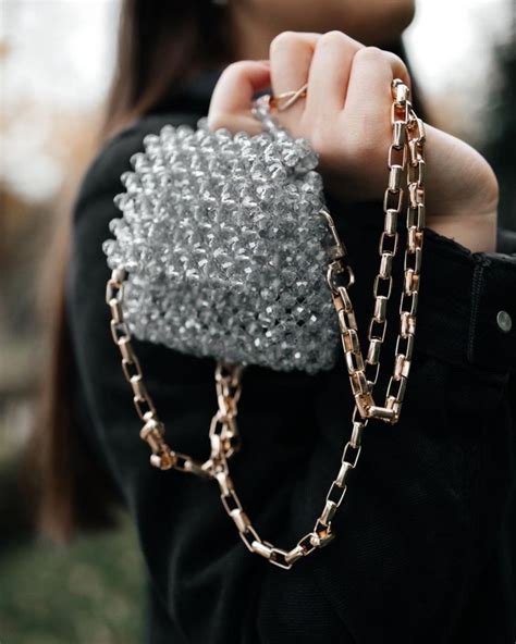 Мини сумочка из бусин Beaded Bags Hand Beaded Bag Beaded Handbag