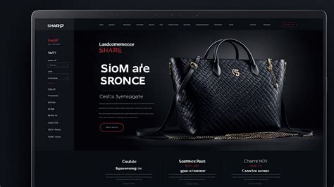 Dark Ecommerce Landingpage Design Sharp Detail By Sascha Thom Playground