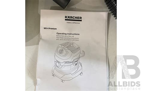 KARCHER (IPX4) WD 4 Premium 20L - Lot 1431455 | ALLBIDS