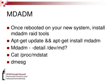 Ppt Configuring Raid With Mdadm Powerpoint Presentation Free Download Id1581260