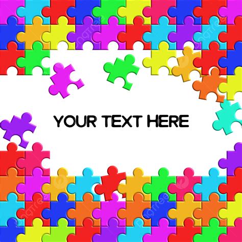 컬러 비즈니스 텍스처 퍼즐 테두리 장식 그룹 잇다 Png 일러스트 및 벡터 에 대한 무료 다운로드 Pngtree