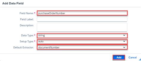 Create Schema For Purchase Order Documents Sap Tutorials