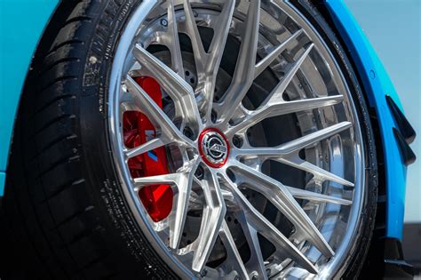 Bmw M3 G80 Blue Al13 R90 3pc Wheel Front