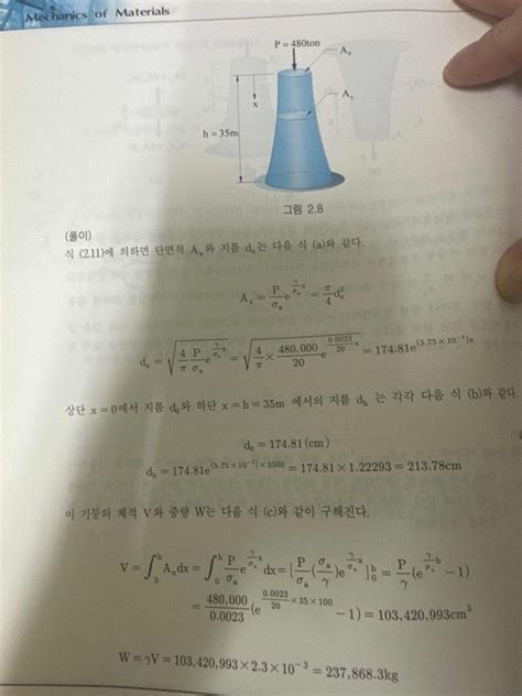 재료역학 문제 해석이요 지식in