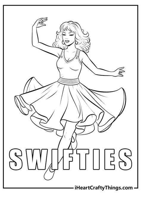 15 Taylor Swift Coloring Pages Coloring Pages Cartoon Coloring Pages Cute Drawings