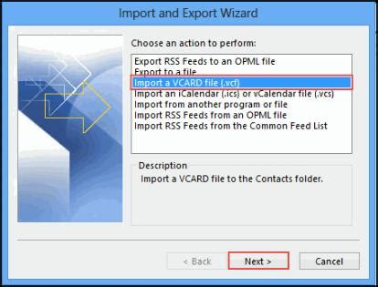 Solved Ways To Import VCF File To Outlook