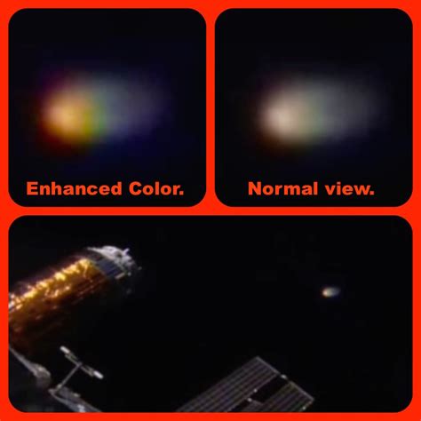 UFO SIGHTINGS DAILY UFO Disk Near Space Station On Live HD Cam Aug 31 2015 Video UFO