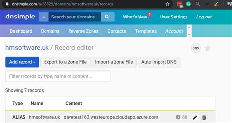 DNSimple API To Automate Updating DNS Record Dave Mateers Blog