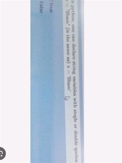 In Python One Can Declare String Variables Studyx