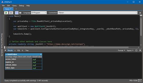 Using ConfigureJwtAuthorizationFlowByKey Returns OAuthToken Where All Properties Are Null
