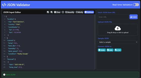 JSON Validator & Editor | Online JSON Formatter & Schema Checker
