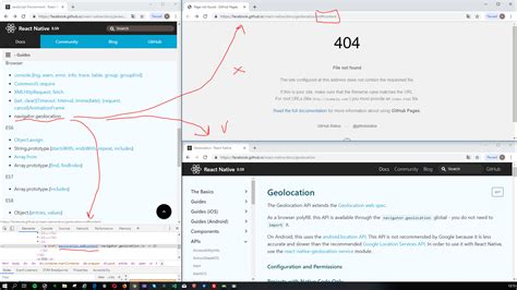Wrong Link Issue Facebook React Native GitHub