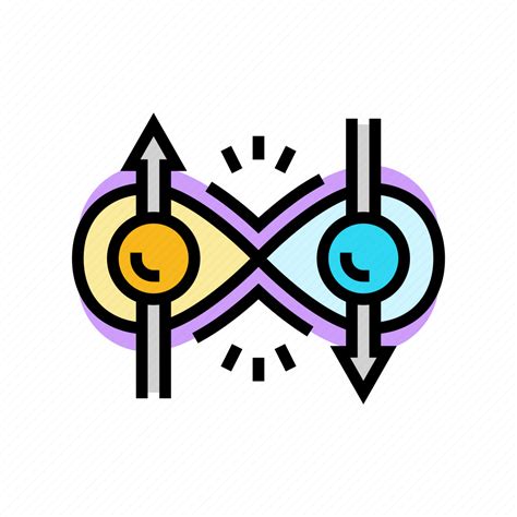 entanglement quantum technology data science computer icon