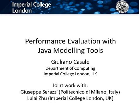 performance evaluation with java modelling tools giuliano casale