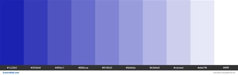 Tints Xkcd Color Cobalt Blue 030aa7 Hex 1c22b0 353bb9 Colorswall