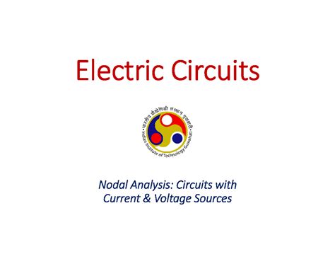 03 Nodal Analysis Electric Circuits Nodal Analysis Circuits With