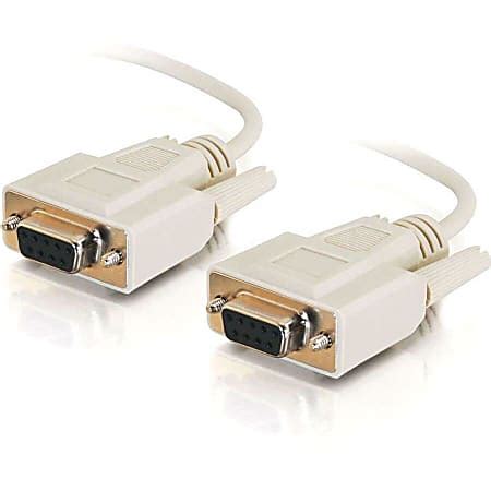 StarTech Com Serial Null Modem Cable DB 9 F DB 9 F 3 M Transfer Files Via Serial Connection 10ft