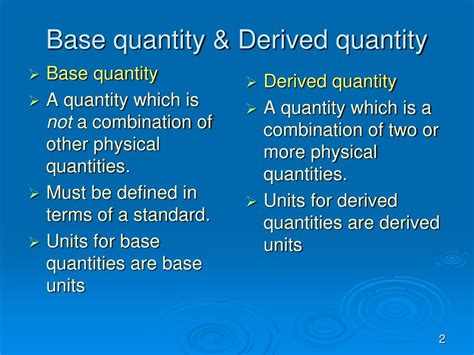 What Is Base Quantity Simple Definition At John Spiker Blog