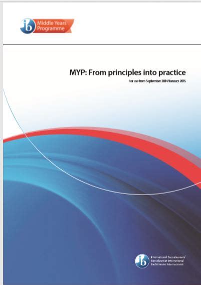 Myp Ib Publications Des Moines Schools International Baccalaureate Support