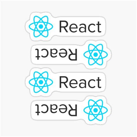 React­js Sticker By React Redbubble