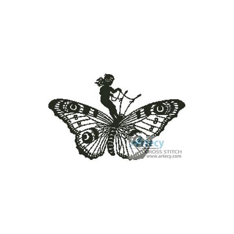 Girl Riding Butterfly