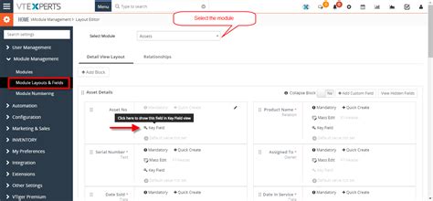 What Are Key Fields And How To Set Them Up In Vtiger 7 Vtiger Experts