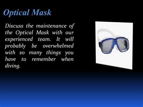 Optical Mask Ppt