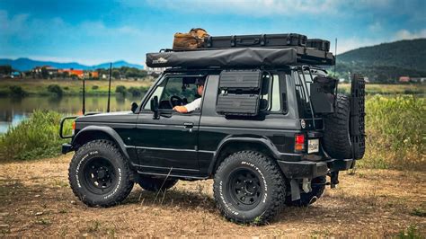 30년된 노후경유차 차박 라이프 트렁크에 비상용 ⚡️전기자전거 한대쯤은 가지고 다녀야죠 Feat 갤로퍼 정비소 공유 차박 정보 공유 Campingasmr