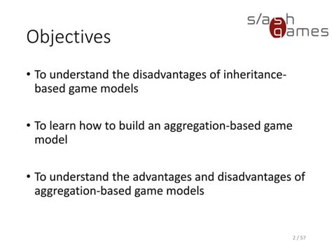Game Programming 02 Component Based Entity Systems Ppt