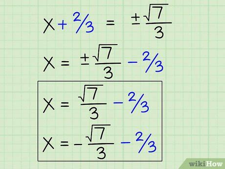 How To Complete The Square Formula Method Examples