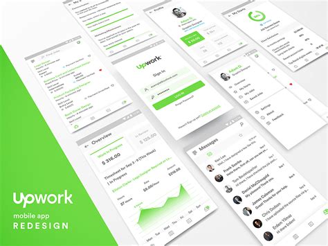 Upwork Mobile App Redesign By Tonmoy Sarkar On Dribbble