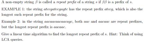 Solved A Non Empty String β Is Called A Repeat Prefix Of A