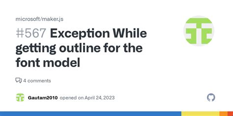exception while getting outline for the font model · issue 567