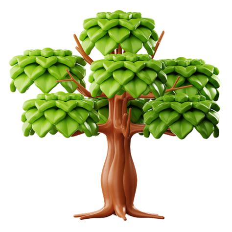 Tree Big Tree Game Asset Nature Environment 3d Illustration Download On Iconfinder