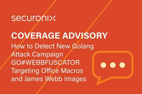 securonix on linkedin golang jameswebbspacetelescope malware