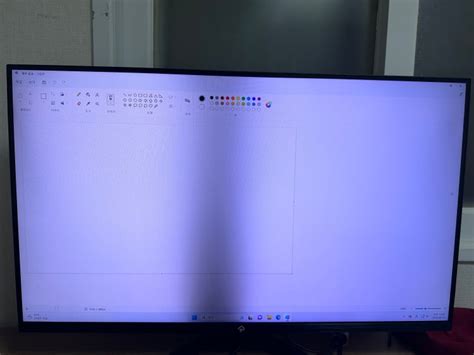 모니터 가운데 검은 얼룩 지식in