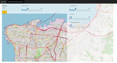 R Leaflet Map As Background Behind Fluidrows Stack Overflow