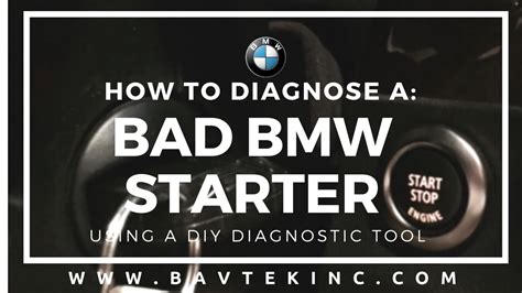 How Do I Know If My Bmw Starter Is Bad at Jennifer Lyman blog