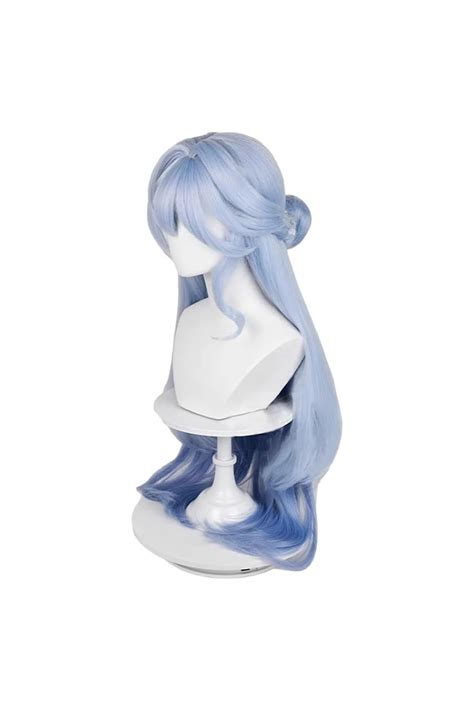 Pweincy Wigs For Hsr Robin Cosplay Wig Star Rail 95cm Long Blue Roleplay Halloween Party