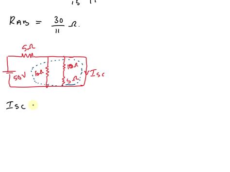 Solved Use Nortons Theorem To Calculate The Current Flowing Through