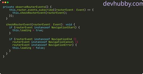 How To Show A Spinner When The Router Is Navigating In Angular R