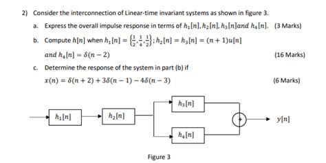 Solved 2 Consider The Interconnection Of Linear Time Chegg Com