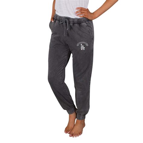 Womens Los Angeles Dodgers Concepts Sport Charcoal Mist French Terry