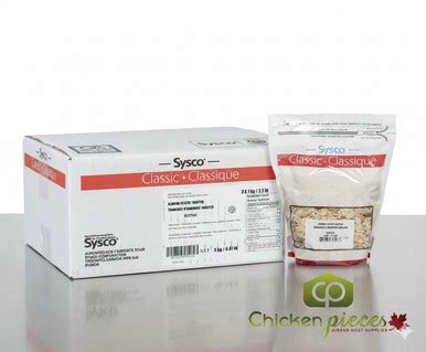 Sysco Classic Almond Blanched Slice Toasted 1 Kg 2 2 Lbs Bulk Size 3 Case